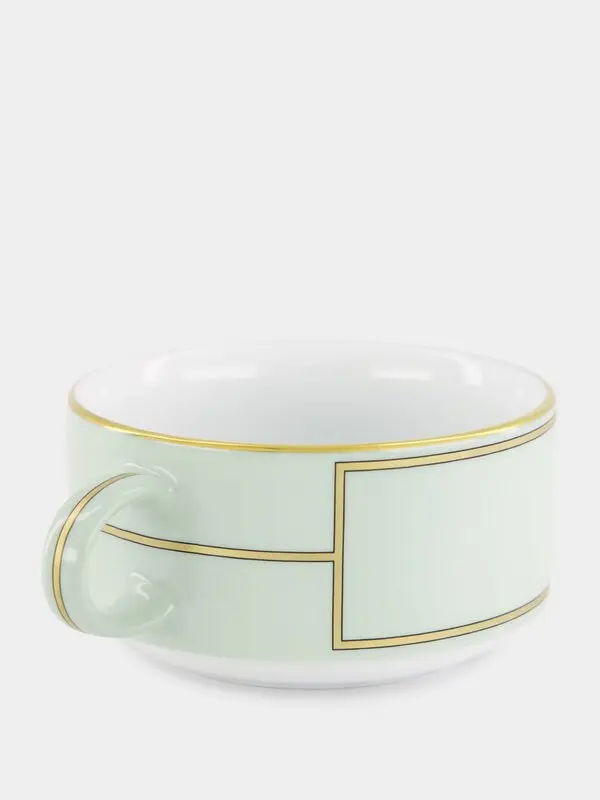 GINORI 1735 Porcelain Diva Tea Cup - Green