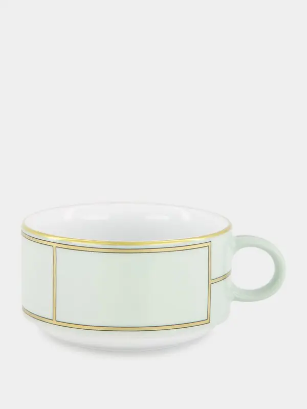 GINORI 1735 Porcelain Diva Tea Cup - Green