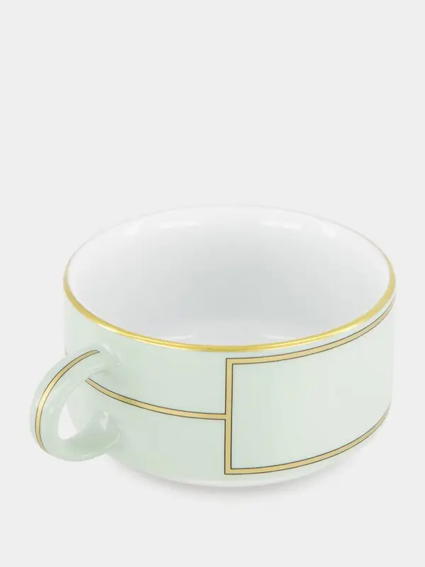 GINORI 1735 Porcelain Diva Tea Cup - Green