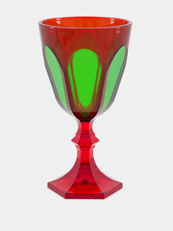 MARIO LUCA GIUSTI Forte Dei Marmi Wine Glass - Green