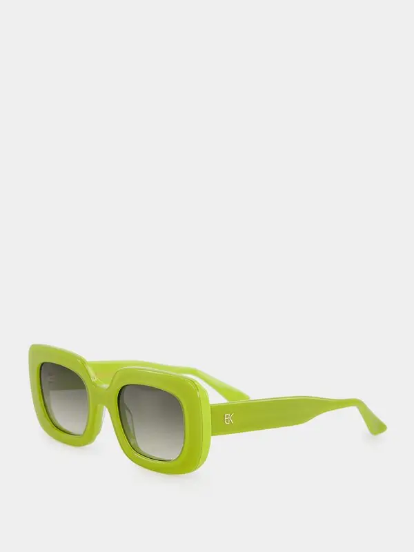 EMMANUELLE KHANH Pamela Rectangle Sunglasses