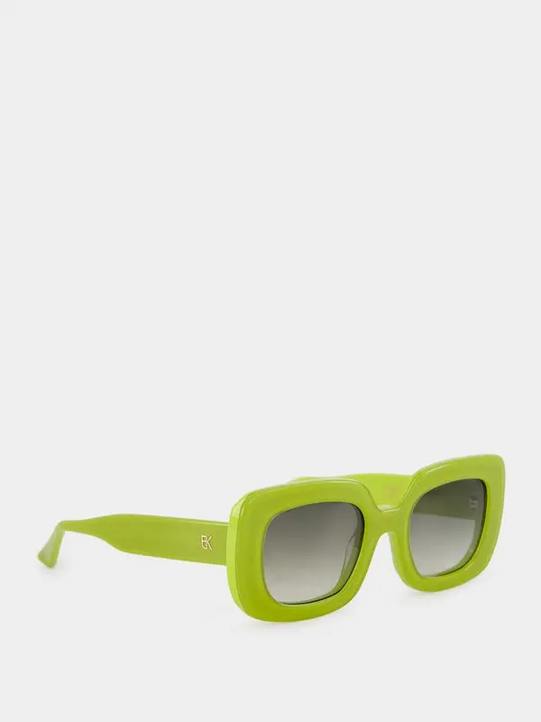 EMMANUELLE KHANH Pamela Rectangle Sunglasses
