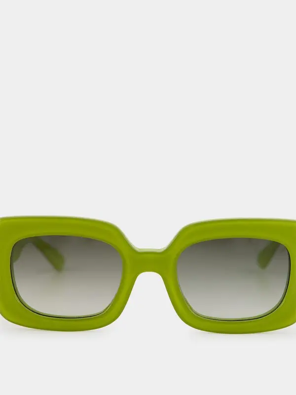 EMMANUELLE KHANH Pamela Rectangle Sunglasses