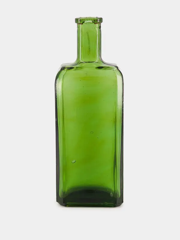 ALL ORIGINE Tall Miniature Glass Bottle - Green