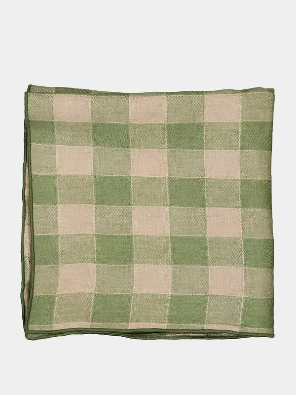 Maison De Vacances Bourdon Vintage Canvas Napkin - Green