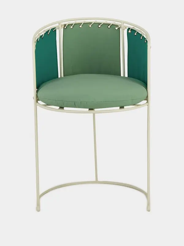 HONORÉ Fern Outdoor Chair With Canvas - Green