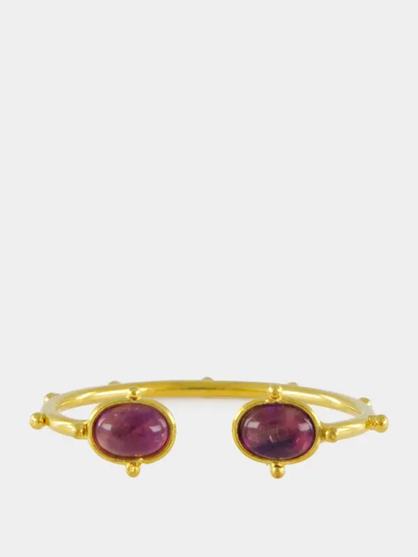 Sylvia Toledano Gold Holis Bracelet With Amethyst - Purple