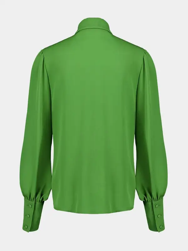 Valentino Garavani Silk Georgette Button-down Shirt