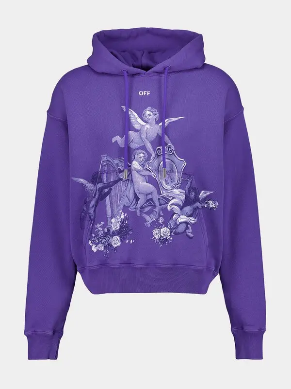 Off-White Putti Skate Hooded Sweatshirt - Purple