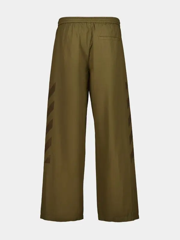 Off-White Army Diag Gd Track Pants - Green