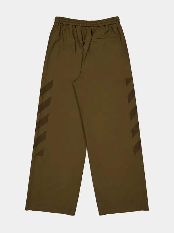 Off-White Army Diag Gd Track Pants - Green