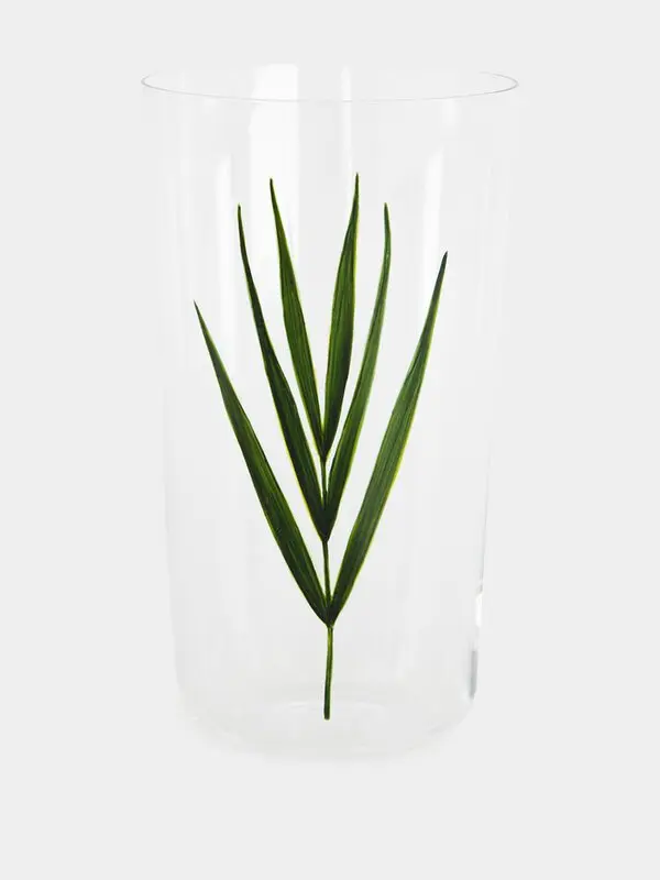 LOBMEYR Palm Leaf Beer Tumbler - Green