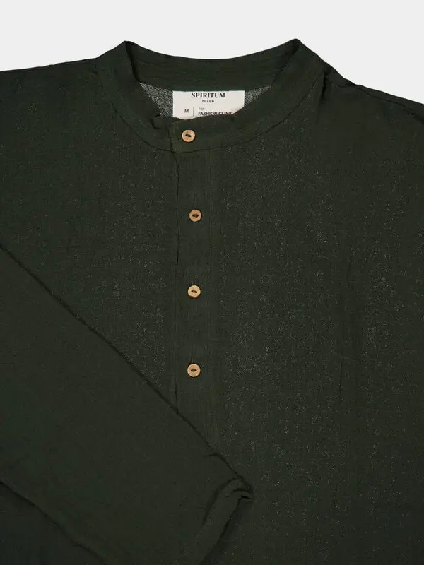 Spiritum Tulum Forest Gauze Cotton Shirt