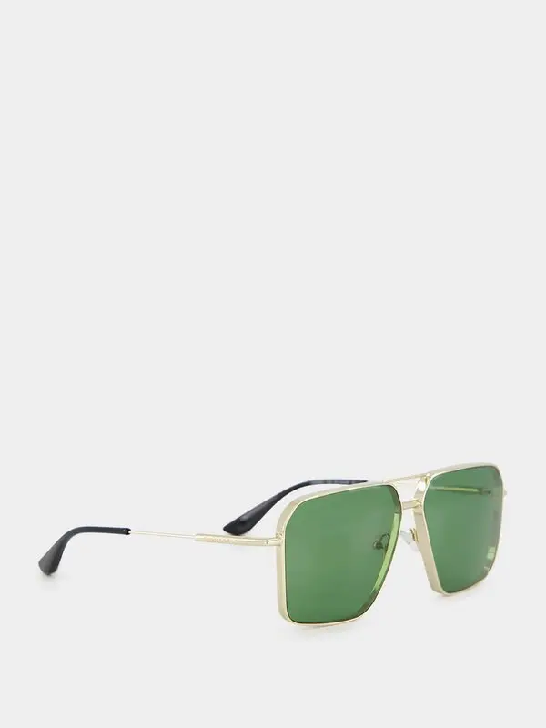 Alexander McQueen Metal Sunglasses