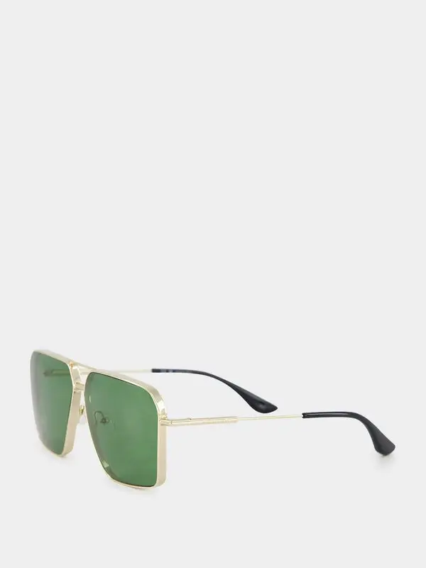 Alexander McQueen Metal Sunglasses