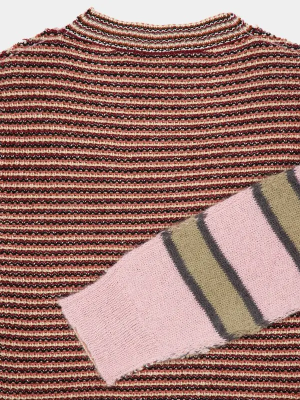 Marni Striped Mohair Wool Crewneck