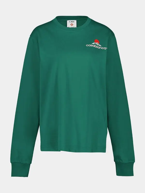 Casablanca Montagne Snow Long-sleeved - Green