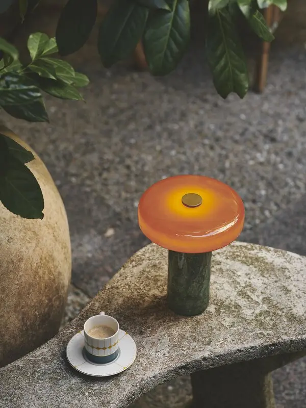 DESIGN BY US Moss And Amber Trip Led Lamp