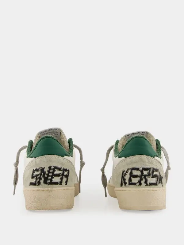 GOLDEN GOOSE Ballstar Sneakers With Matt Heel - White