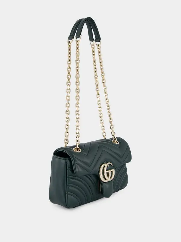 Gucci Gg Marmont Small Shoulder Bag - Green