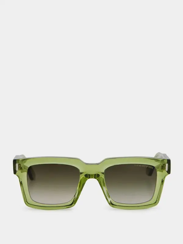 CUTLER AND GROSS 1386 Square Sunglasses - Green