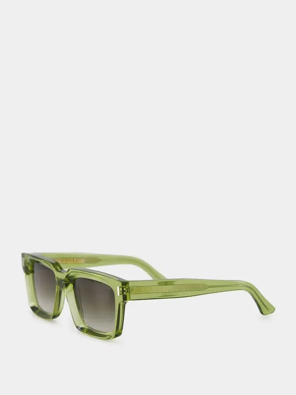 CUTLER AND GROSS 1386 Square Sunglasses - Green