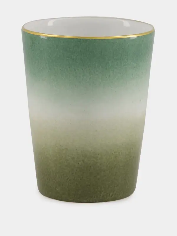 MARIE DAAGE Gobelet Tie-dye In Snake - Green