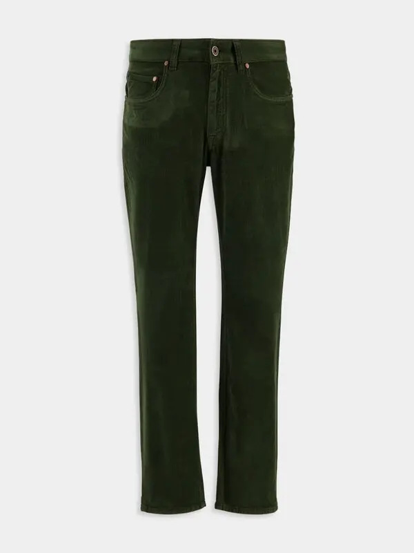 Boglioli Regular Fit Corduroy Trousers