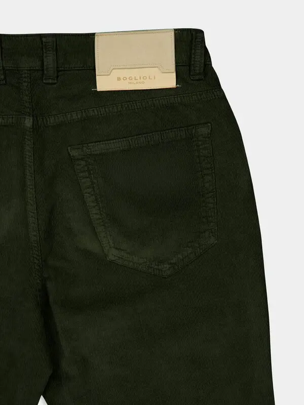 Boglioli Regular Fit Corduroy Trousers