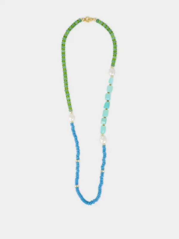 LIZZIE FORTUNATO Cabana Necklace - Green