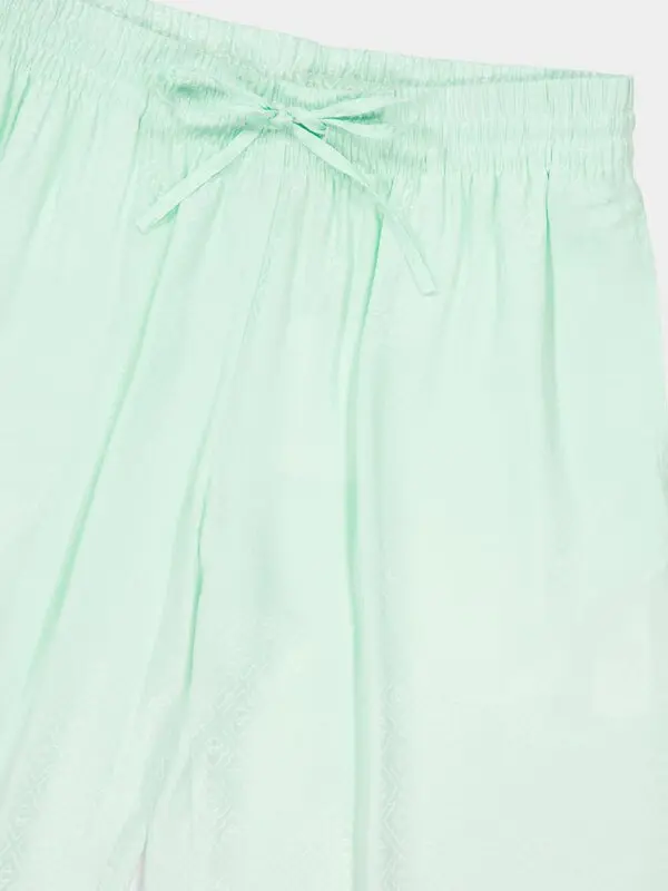 Casablanca Gradient Monogram Jacquard Trousers - Green