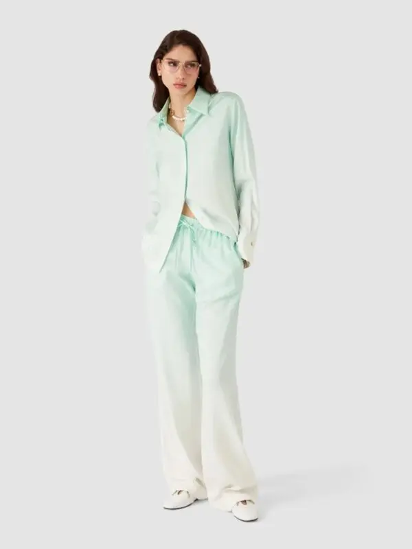 Casablanca Gradient Monogram Jacquard Trousers - Green