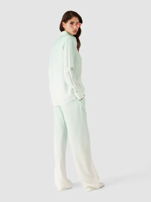 Casablanca Gradient Monogram Jacquard Trousers - Green