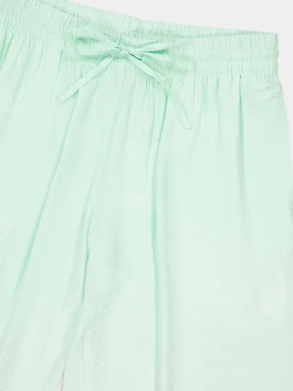 Casablanca Gradient Monogram Jacquard Trousers - Green
