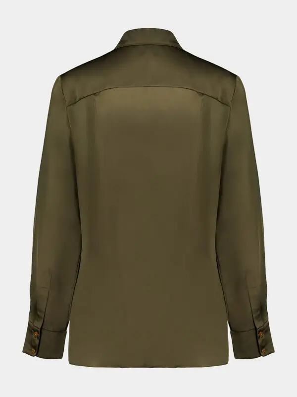 Zimmermann Hypnotic Satin Shirt - Green