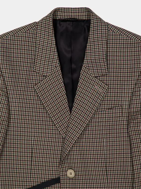 Balenciaga Wrap Tailored Jacket - Green