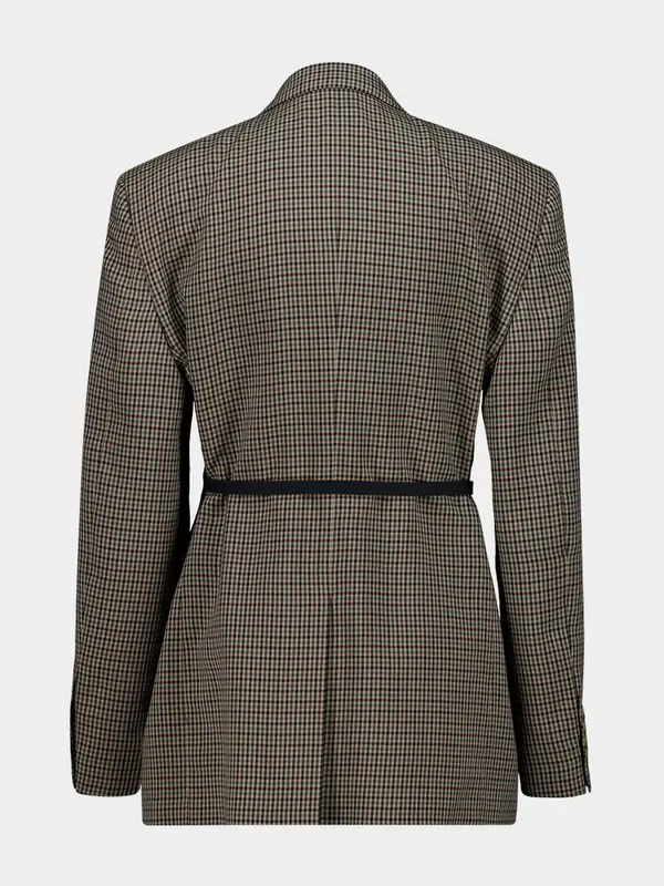 Balenciaga Wrap Tailored Jacket - Green