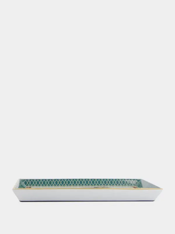 La DoubleJ Parrotstem Forest Porcelain Trinket Tray