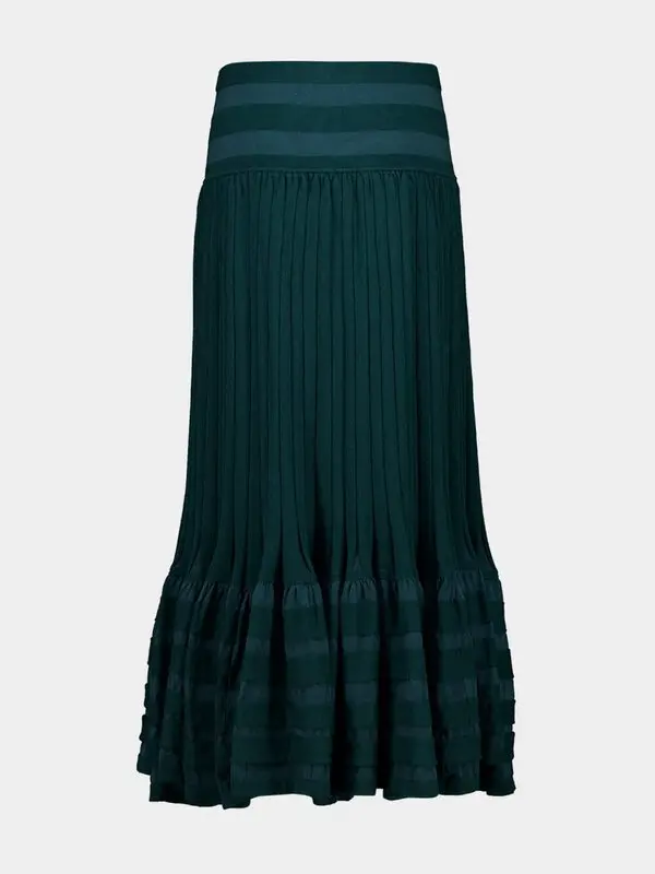 Zimmermann Gathered Midi Skirt