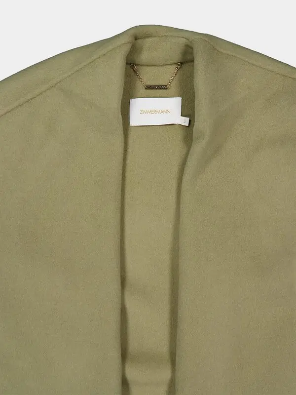 Zimmermann Palm Rebellion Tie Neck Cape