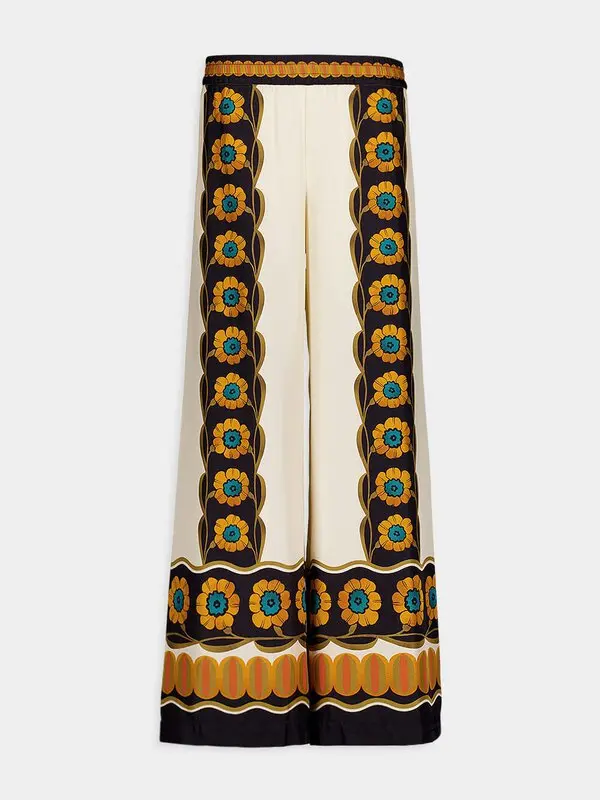 La DoubleJ Printed Palazzo Pants - Multicolour