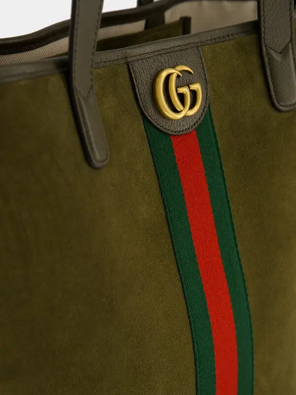 Gucci Ophidia Tote Bag - Green
