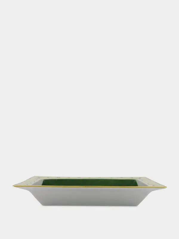 GINORI 1735 Amalfi Lemon Il Viaggio Di Nettuno Change Tray - Green