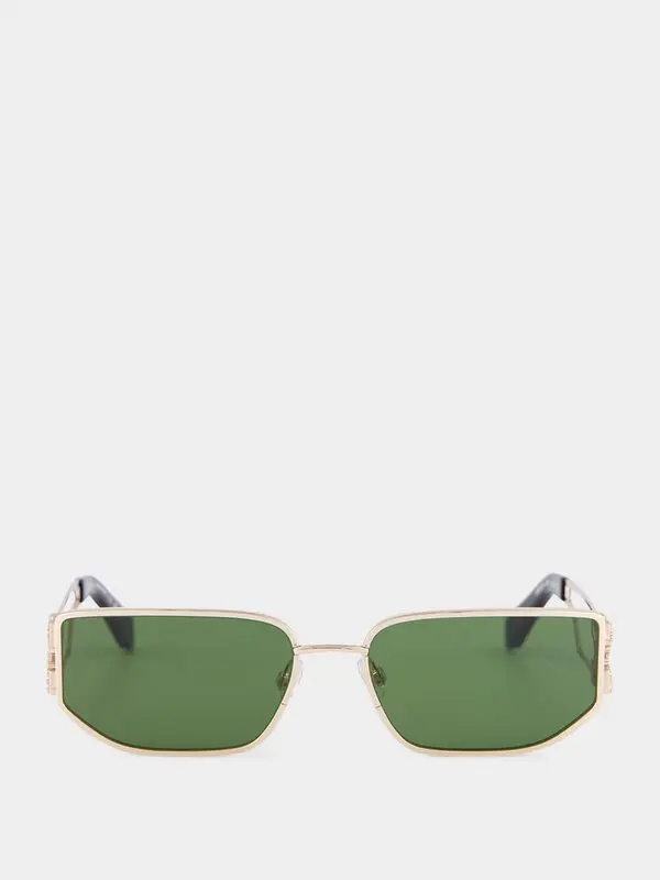 Off-White Allen Gold-tone Metal Sunglasses
