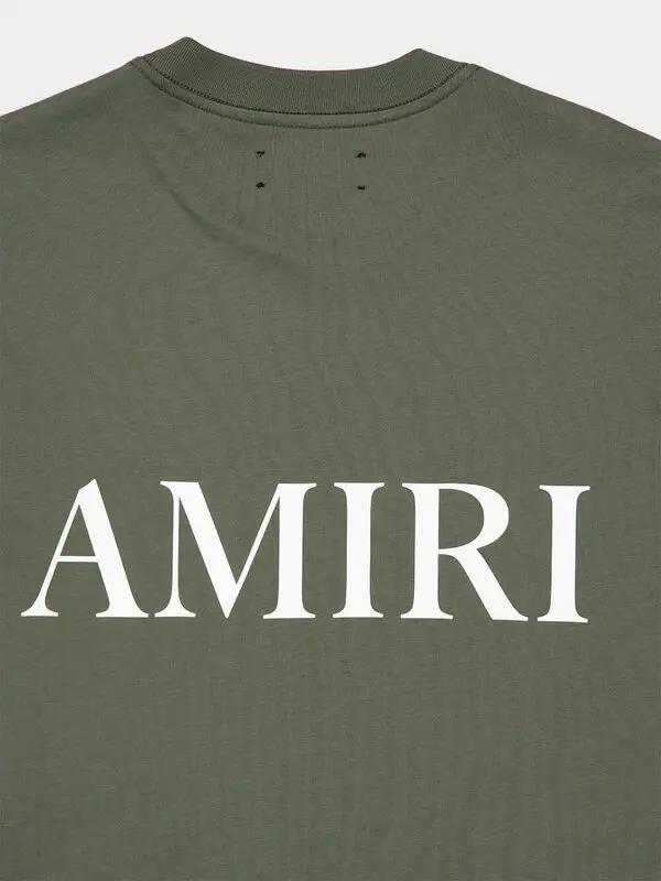 Amiri Dark Sage Core Logo T-shirt - Green