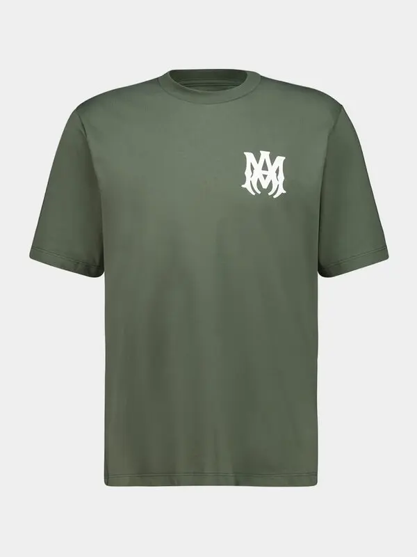 Amiri Dark Sage Core Logo T-shirt - Green