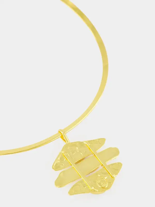 Sylvia Toledano Brutalist Choker Necklace