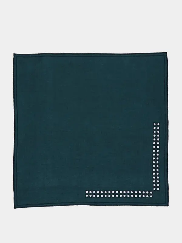 Borgo Delle Tovaglie Erica Linen Napkin - Green