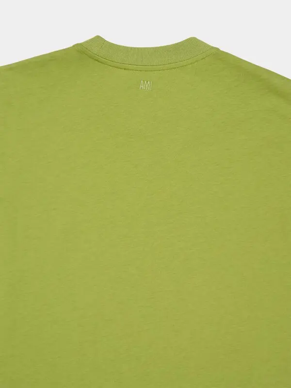 Ami Matcha De Coeur Cotton T-shirt - Green
