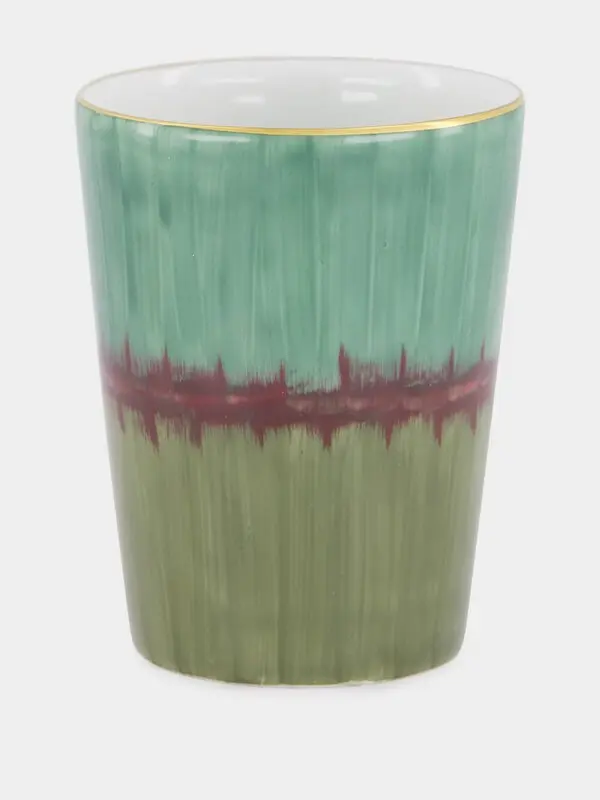 MARIE DAAGE Gobelet Aloe Porcelain Tumbler - Green